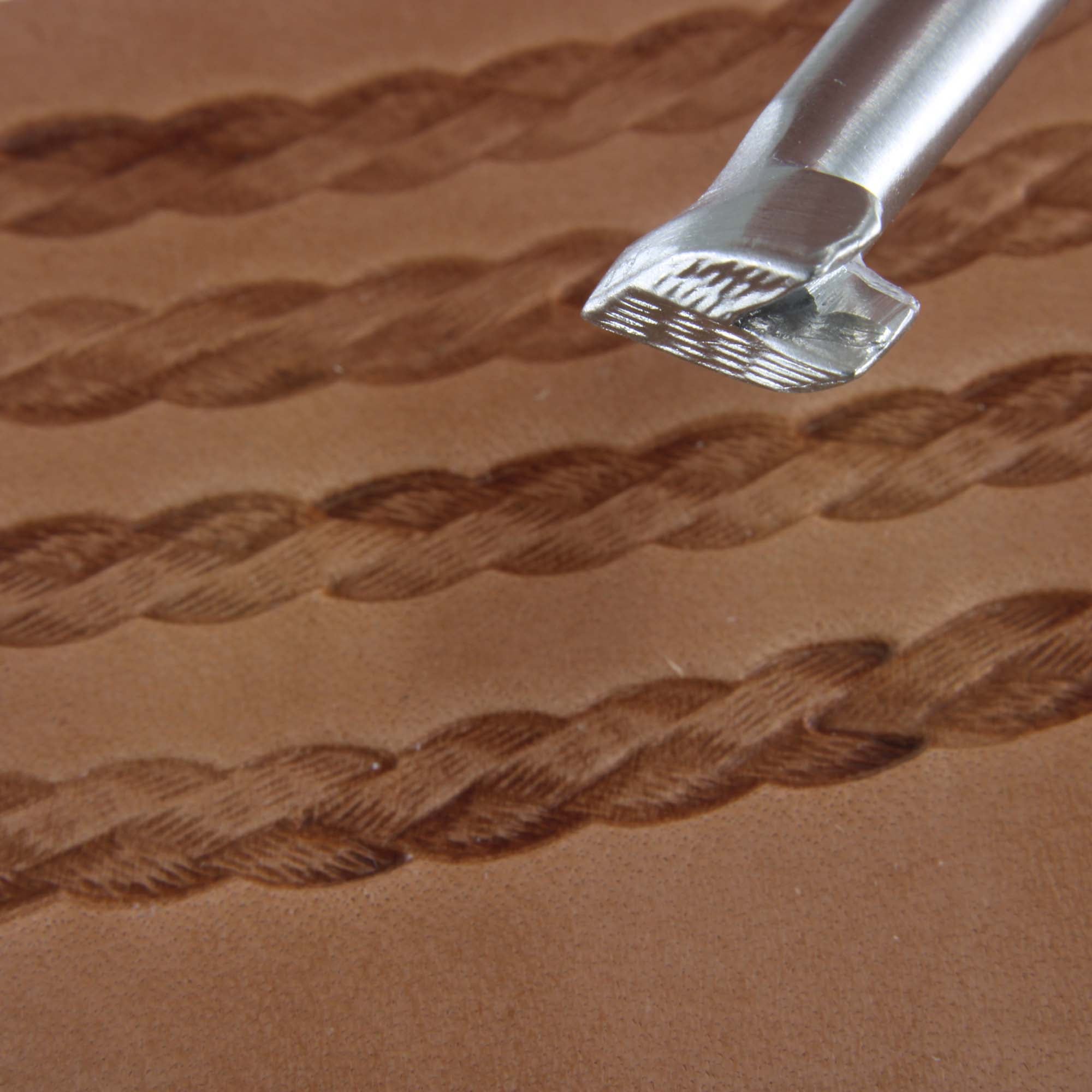 Small Textured Braid Border Leather Stamp - Pro Leather Carvers