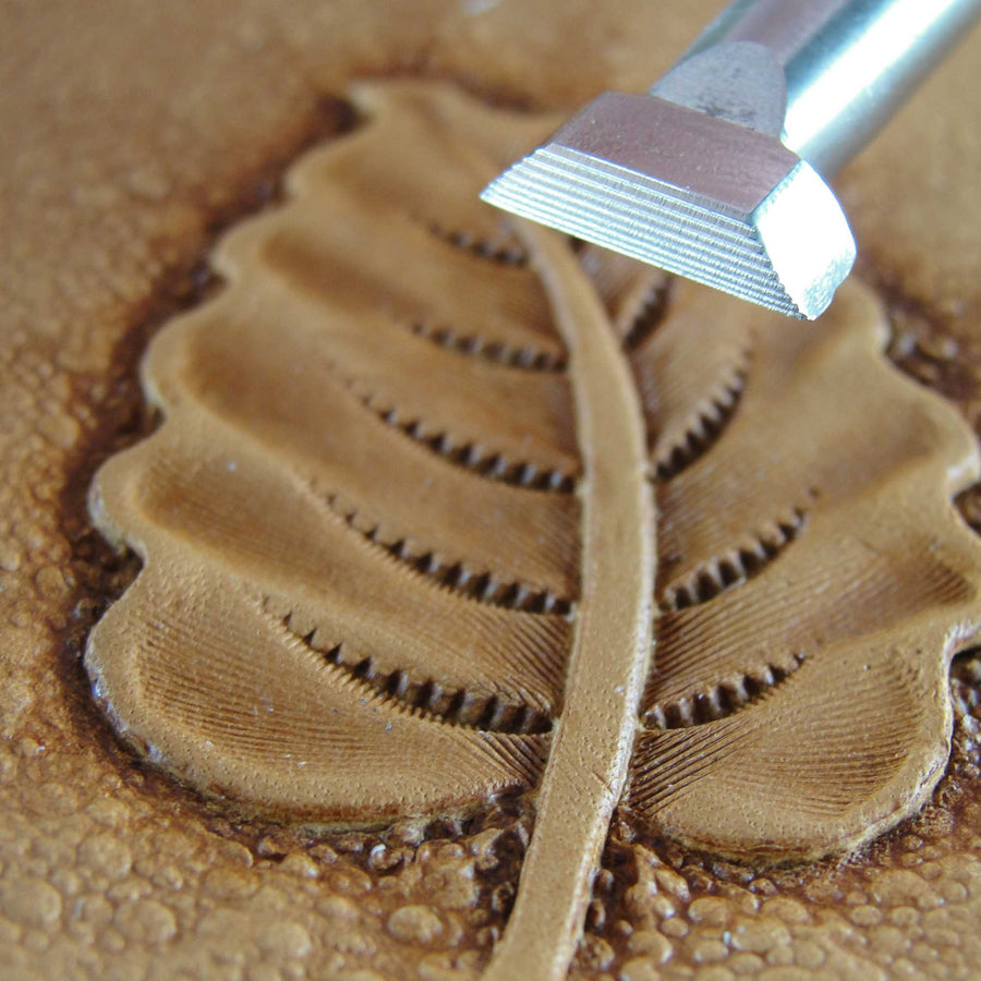 Fine Leaf Liner Stamping Tool - Stainless Steel | Pro Leather Carvers