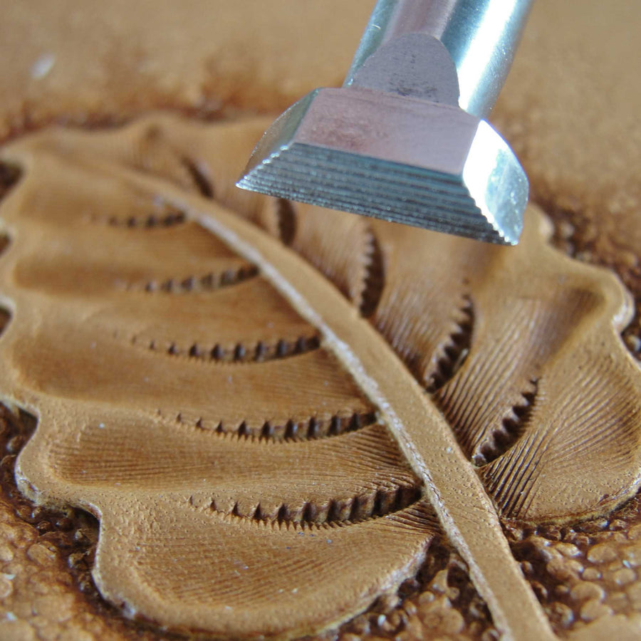 Fine Leaf Liner Stamping Tool - Stainless Steel | Pro Leather Carvers