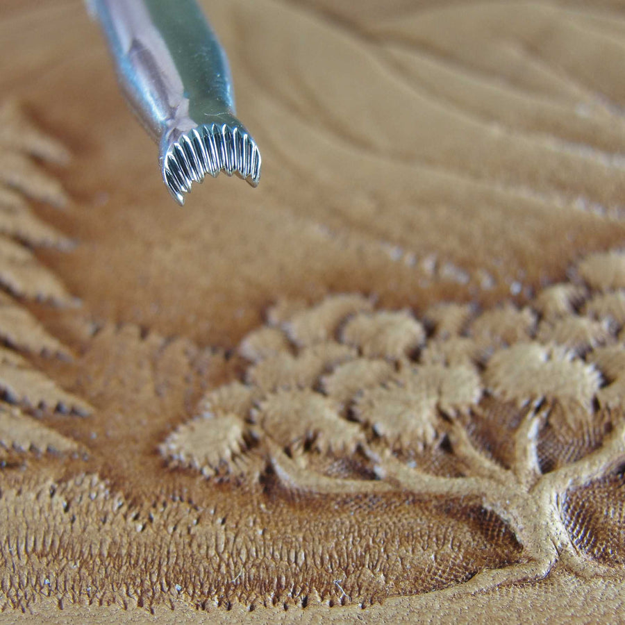 Grasses Bushes Pictorial Leather Stamp Barry King | Pro Leather Carvers