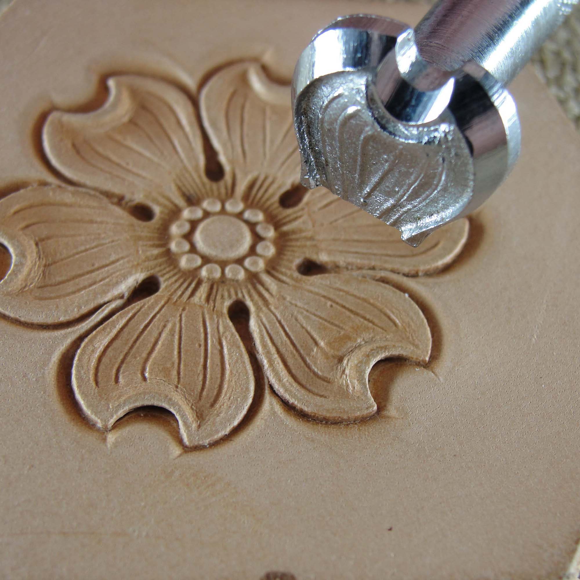 Vintage Craftool Co. #650 Flower Petal Stamp | Pro Leather Carvers