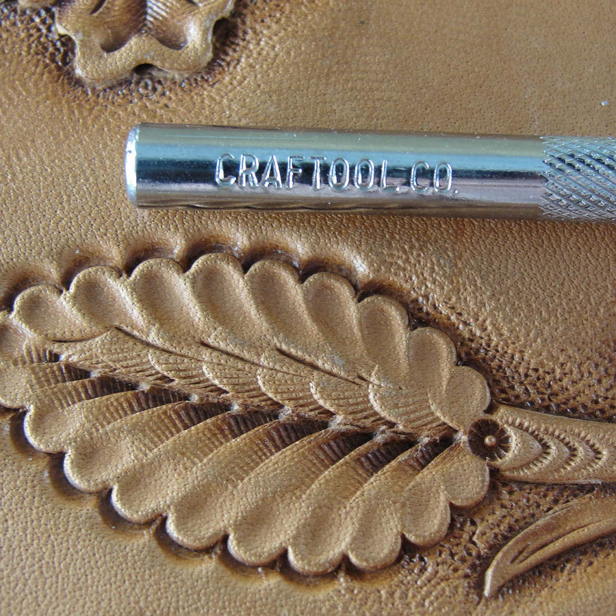 Vintage Craftool 707 Shell Veiner Leather Stamp | Pro Leather Carvers