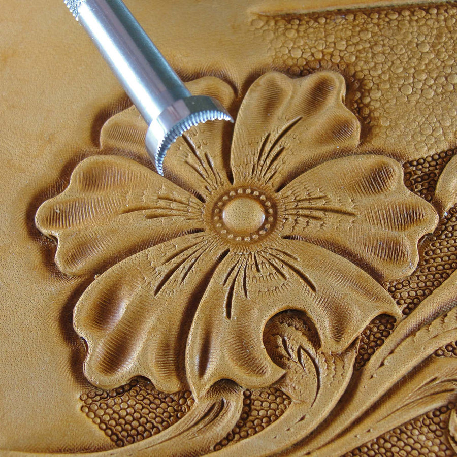 Scalloped Veiner Stamping Tool - Stainless Steel | Pro Leather Carvers