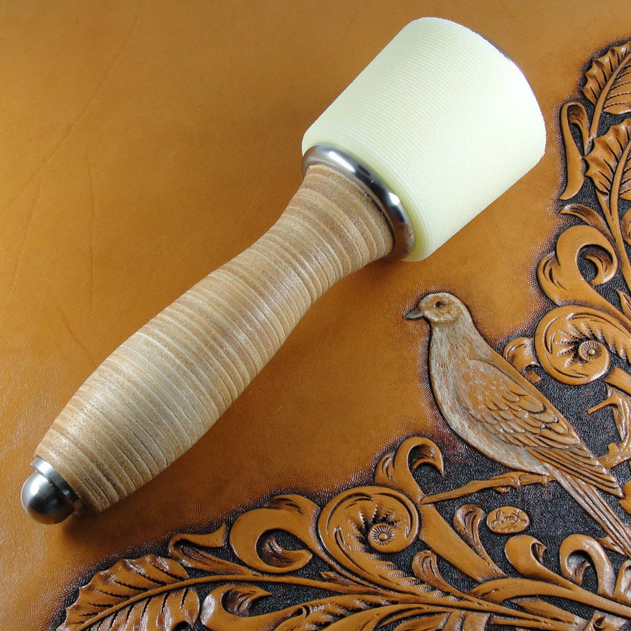 Leather Tooling Maul, Tapered Nylon Head | Pro Leather Carvers