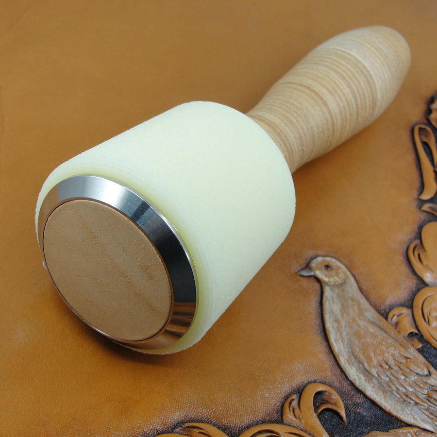 Leather Tooling Maul, Tapered Nylon Head | Pro Leather Carvers