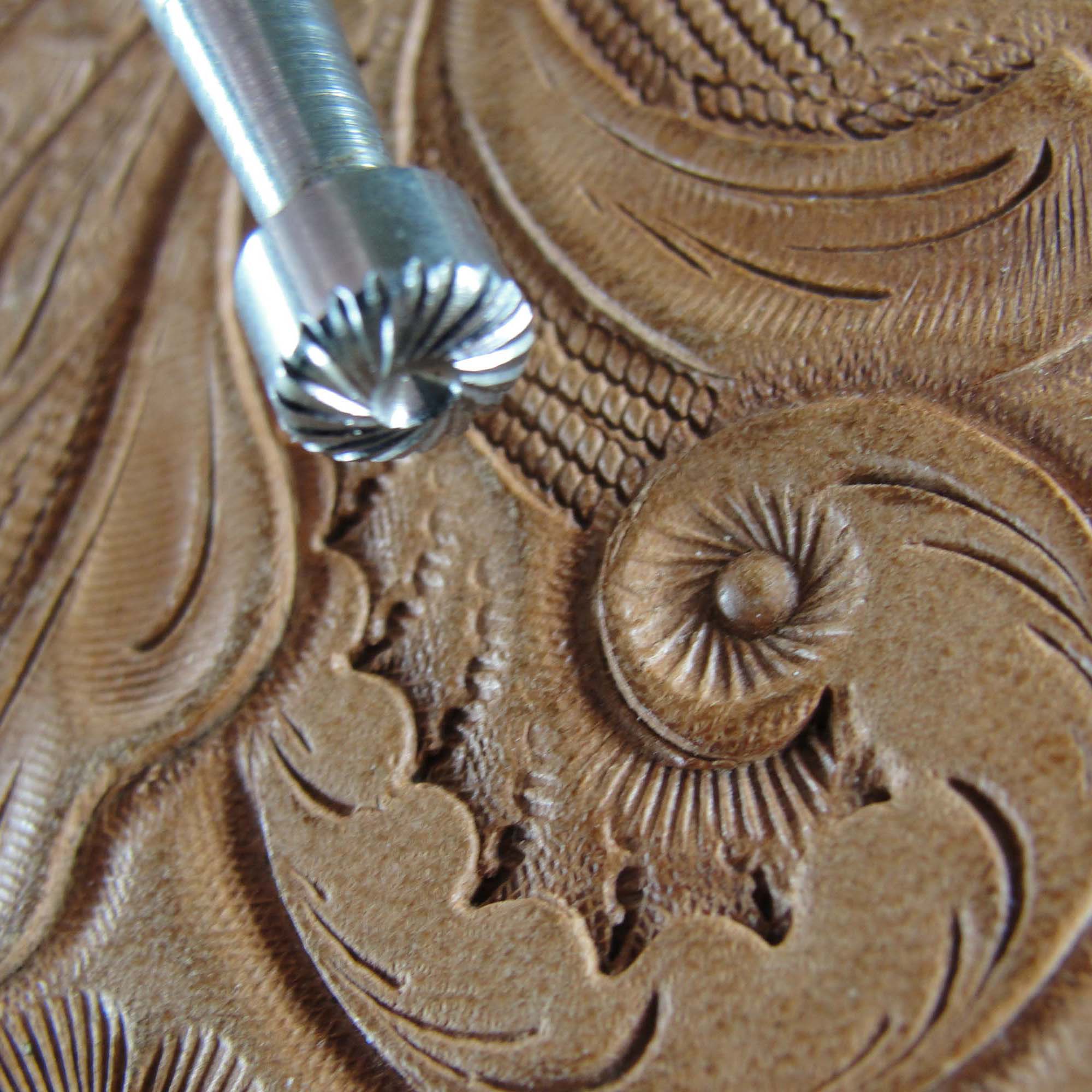 Leather Stamping Tandy Leather Craftool Seeder Stamp - Floral Leather ...