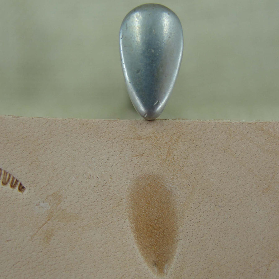 Vintage Leather Tool - Smooth Pear Shader Stamp | Pro Leather Carvers