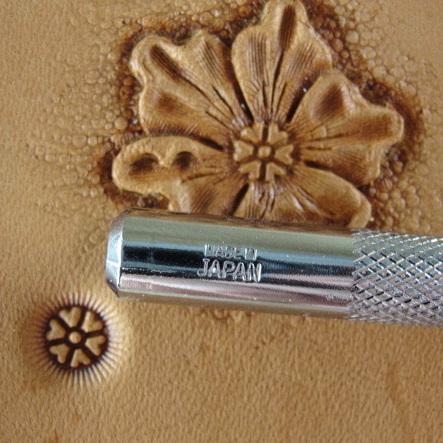 Heart Petal Flower Center Leather Stamping Tool | Pro Leather Carvers