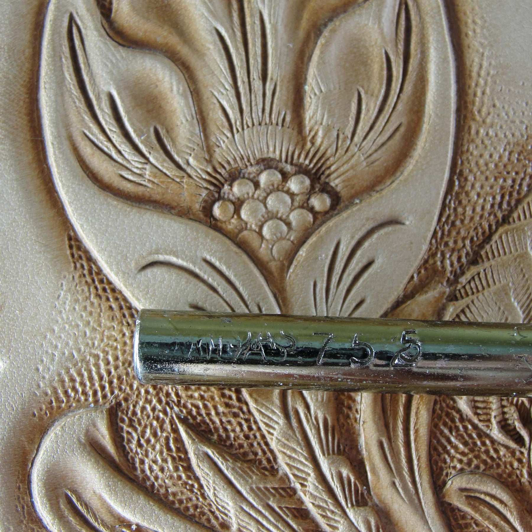 Vintage Midas #755 Lined Seeder Stamp | Pro Leather Carvers