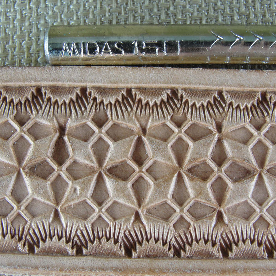 Vintage Midas #150 4-Point Star Geometric Stamp | Pro Leather Carvers