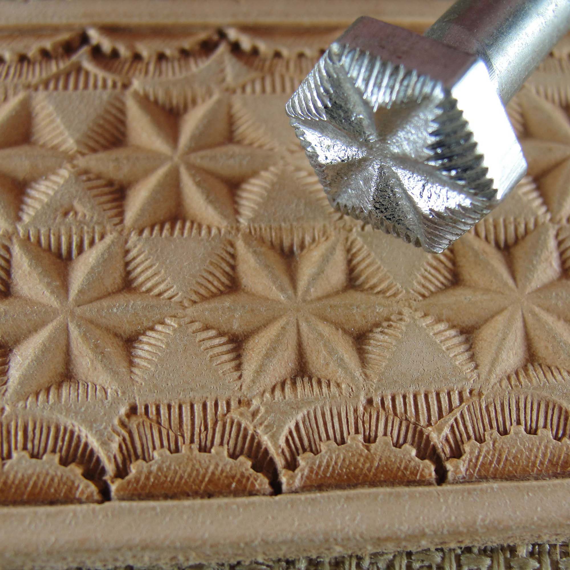 Vintage Craftool USA #G526 Star Geometric Stamp | Pro Leather Carvers