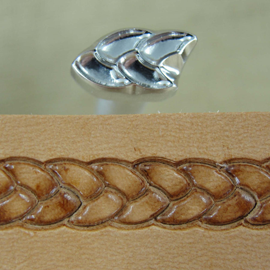 Double Braid Border Stamp - Stainless Steel | Pro Leather Carvers