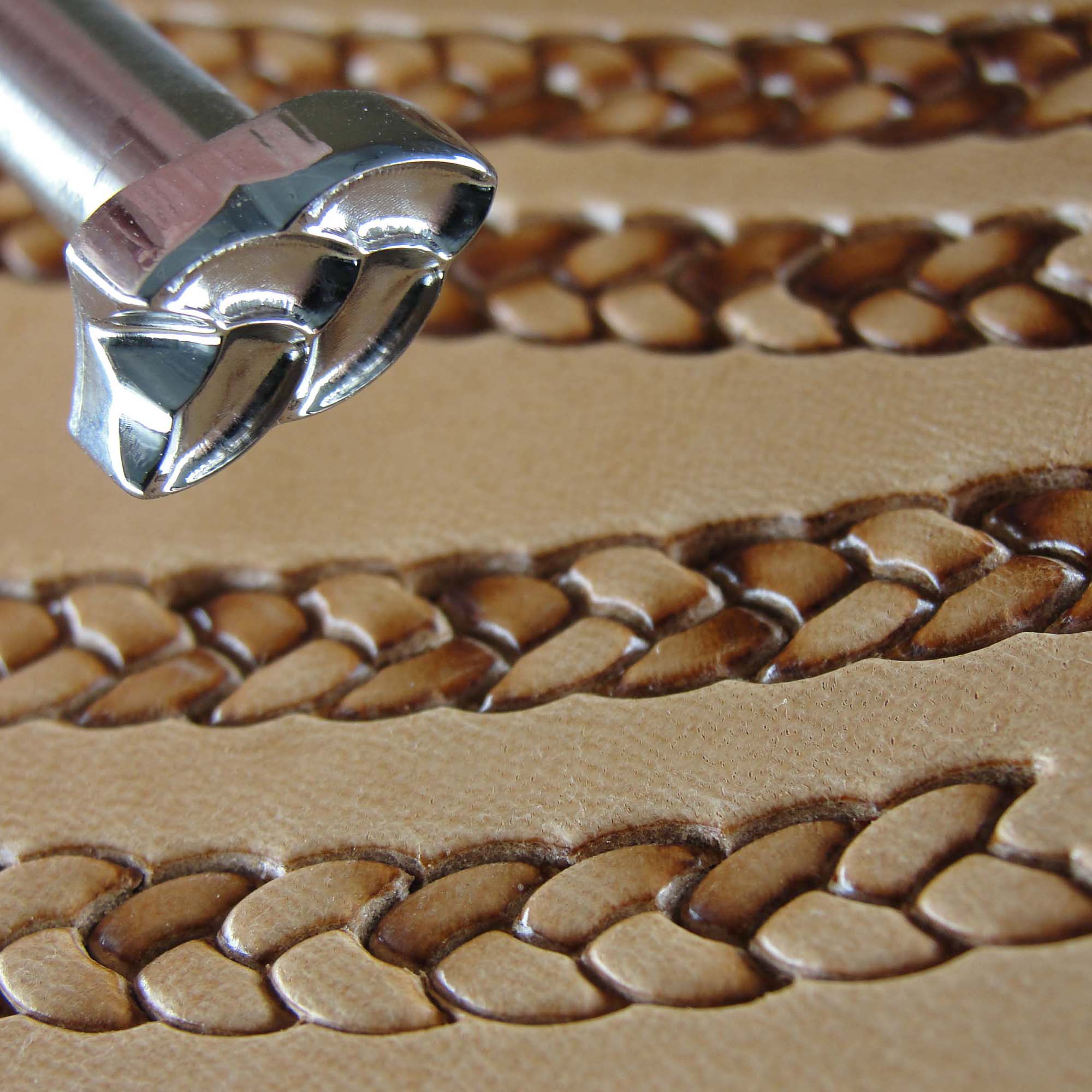 Double Braid Border Stamp - Stainless Steel | Pro Leather Carvers