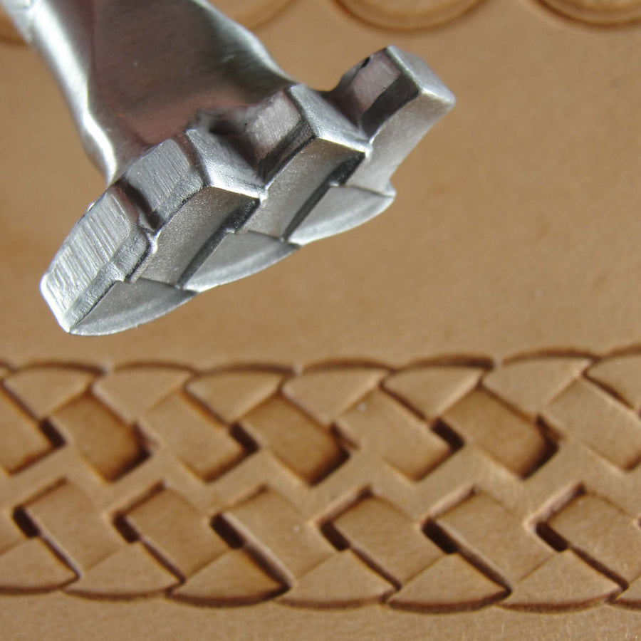Triple Braid Border Stainless Leather Stamp - Pro Leather Carvers