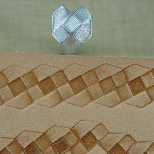 Geometric Weave Border Stainless Leather Stamp - Pro Leather Carvers