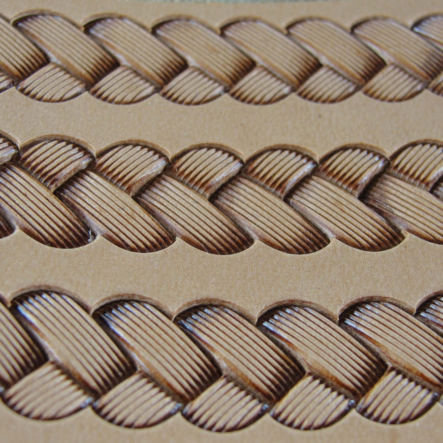 Lined Braid Border Stamp - Stainless Steel | Pro Leather Carvers