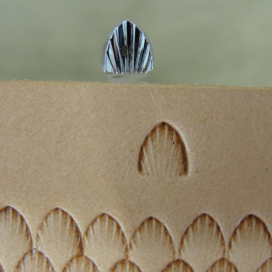 Vintage Leather Tool - Mule's Foot / Scale Stamp | Pro Leather Carvers