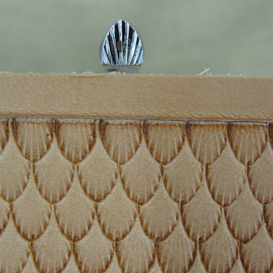 Vintage Leather Tool - Mule's Foot / Scale Stamp | Pro Leather Carvers