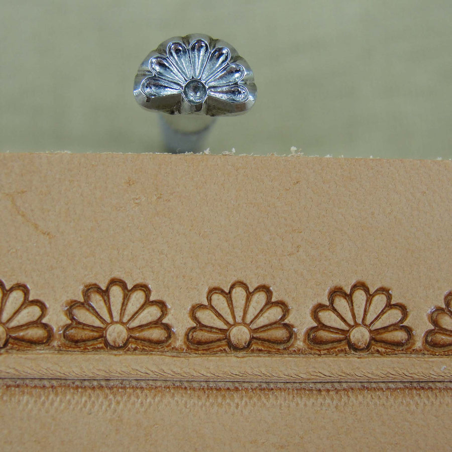 Vintage Craftool Co. #603 7-Petal Border Stamp | Pro Leather Carvers