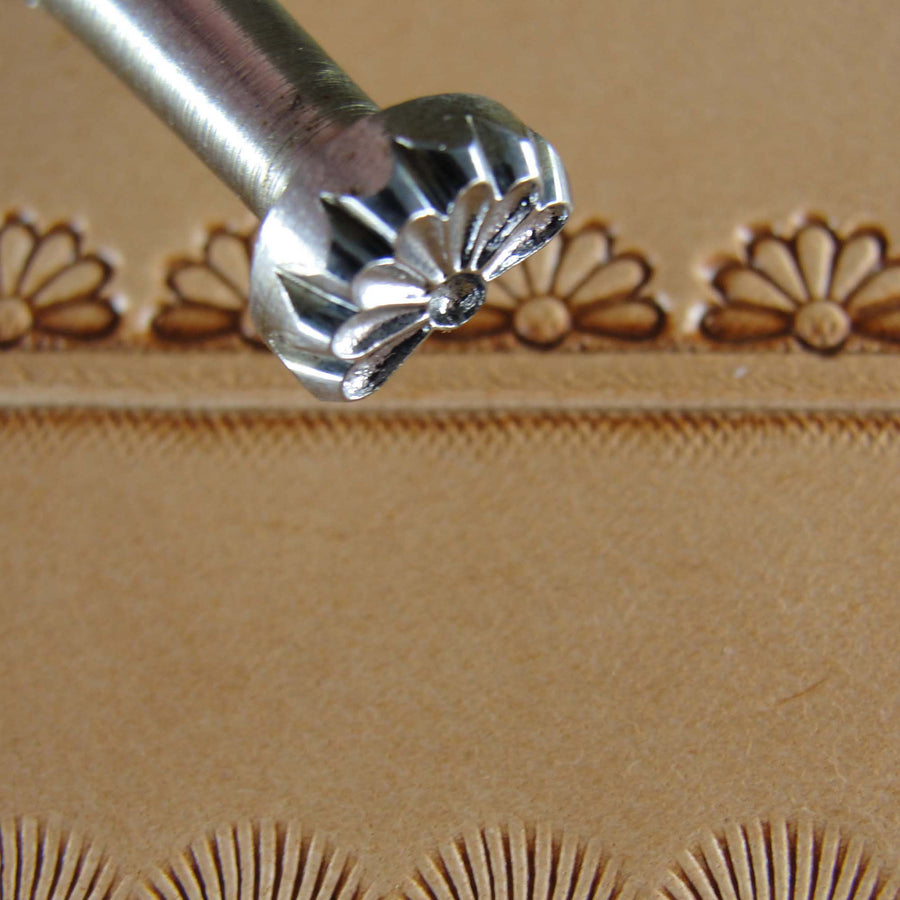 Vintage Craftool Co. #603 7-Petal Border Stamp | Pro Leather Carvers