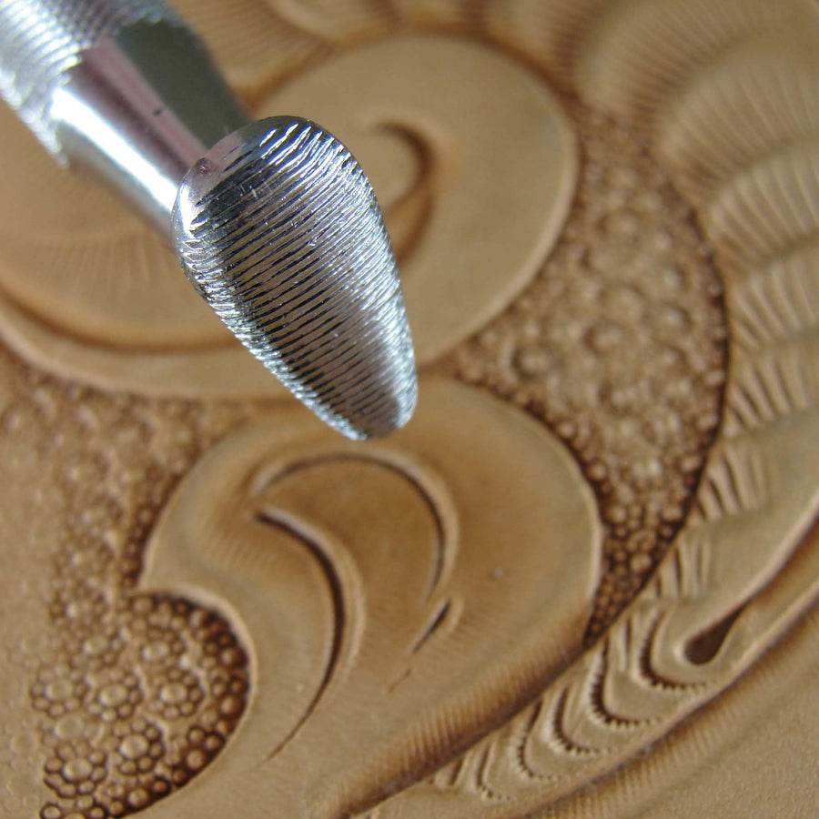 Vintage Cal-Carved #220 Pear Shader Stamp | Pro Leather Carvers