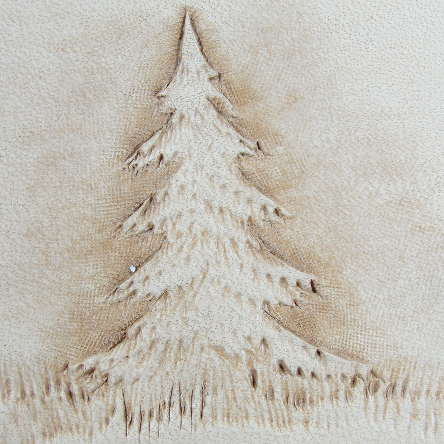 Pine Tree Figure Carving Leather Stamps, Japan | Pro Leather Carvers