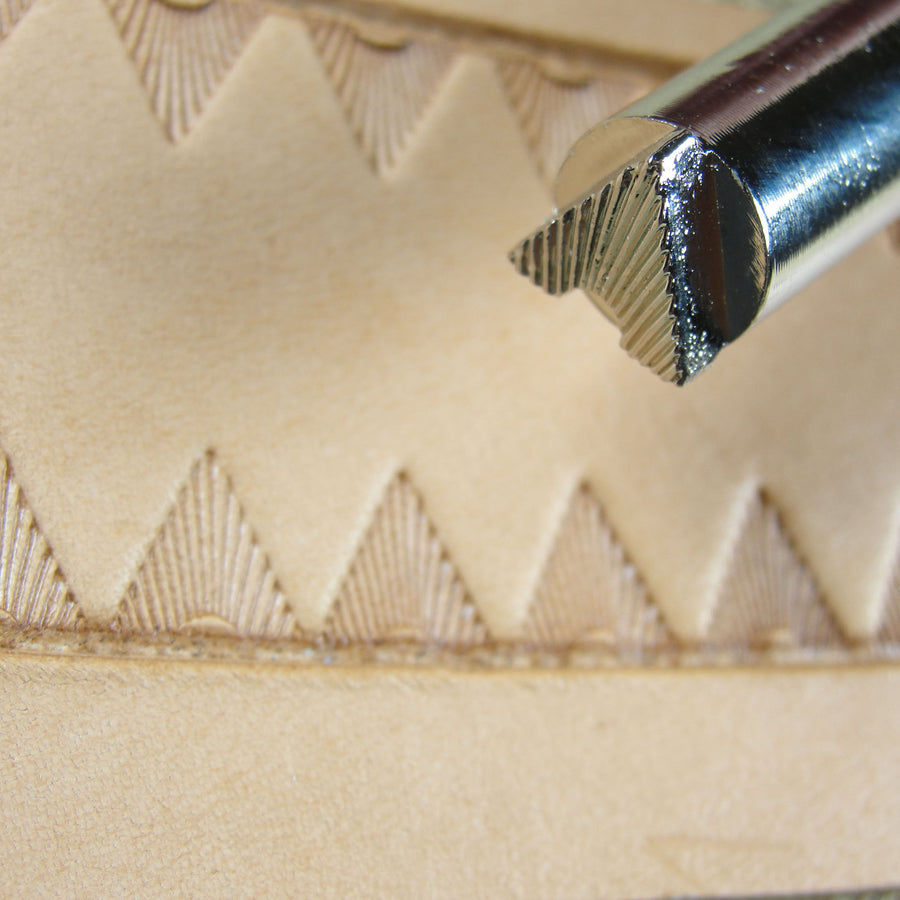 G614 Triangle Border Leather Stamping Tool | Pro Leather Carvers