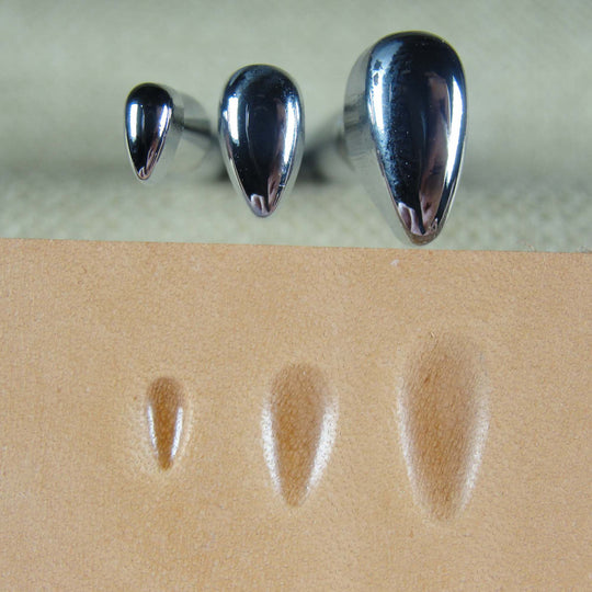 Pear Shader & Thumb Print Leather Stamps at Pro Leather Carvers