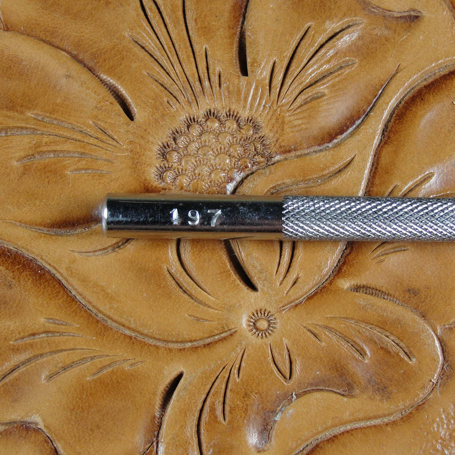 Vintage Craftool Co. #197 Smooth Beveler Stamp | Pro Leather Carvers