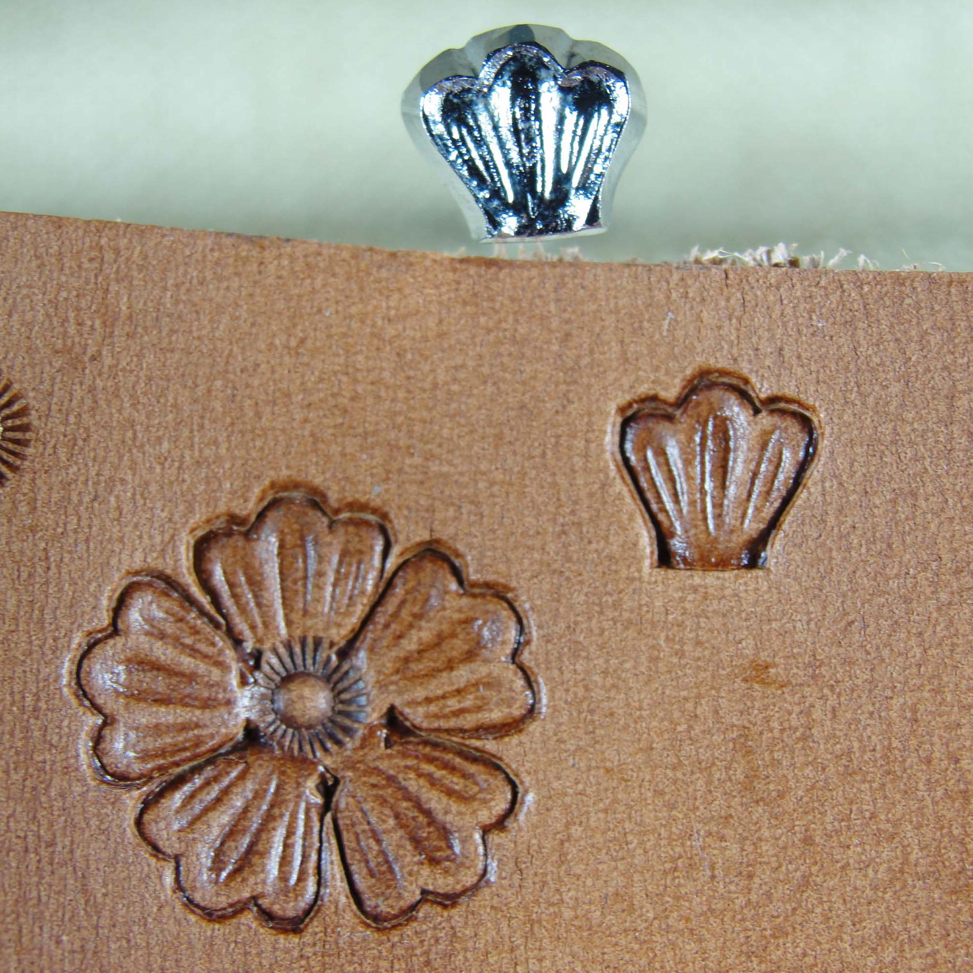 Vintage Craftool Co USA #Y653 Flower Petal Stamp | Pro Leather Carvers
