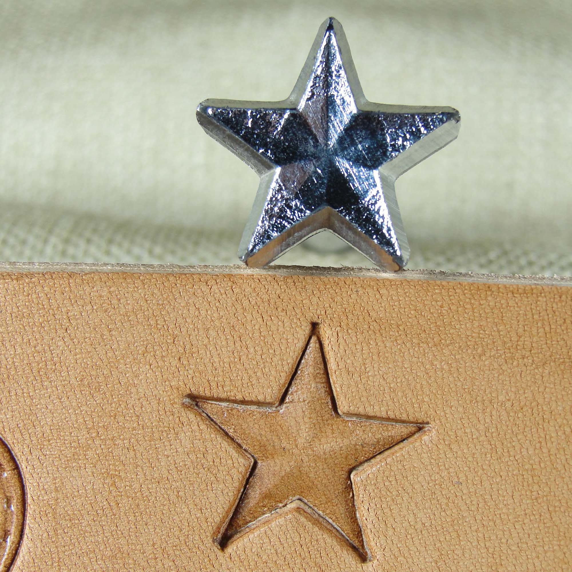 Vintage Craftool Co. USA #Z784 Large Star Stamp | Pro Leather Carvers