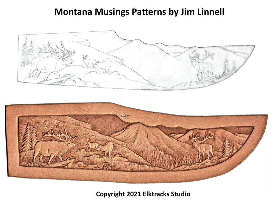 Montana Inspired Leather Patterns by Jim Linnell | Pro Leather Carvers