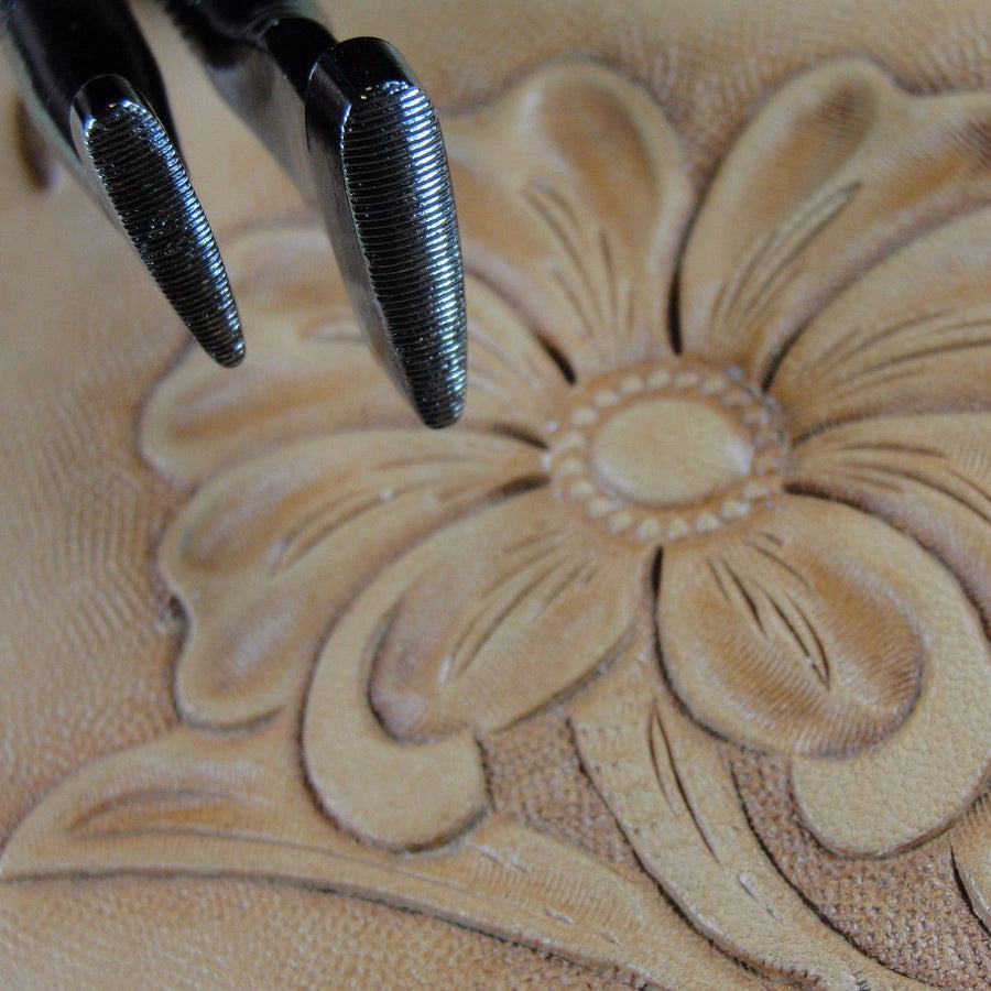 Horizontal Lined Thumb Print Leather Stamp Set | Pro Leather Carvers