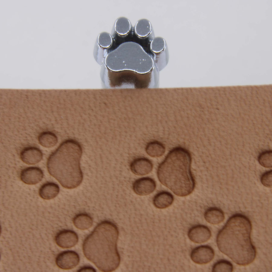 O010 Small Paw Print Leather Stamping Tool | Pro Leather Carvers
