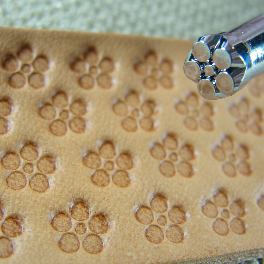 O11-2 Small Flower Leather Stamp - Craft Japan | Pro Leather Carvers