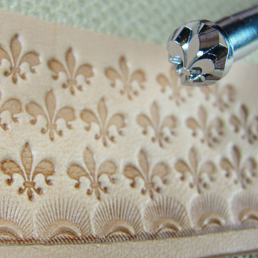 O39 Small Fleur-de-lis Flower Leather Tool | Pro Leather Carvers