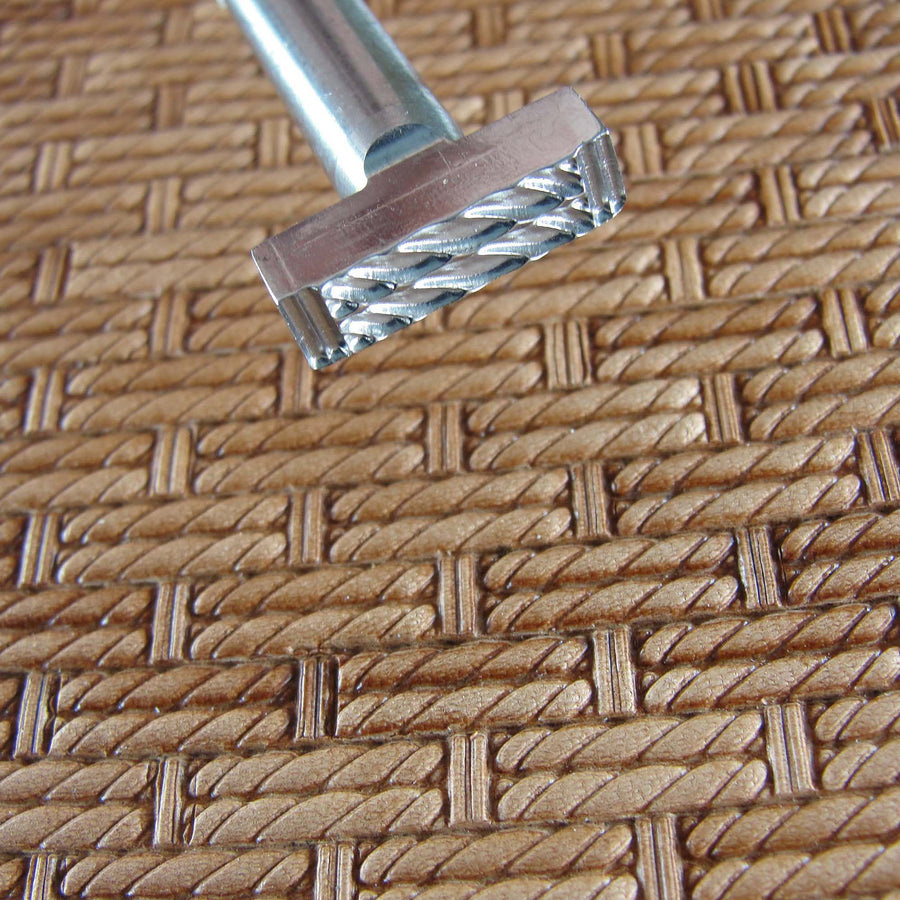 Rope Weave Geometric Stamp - Stainless Steel | Pro Leather Carvers