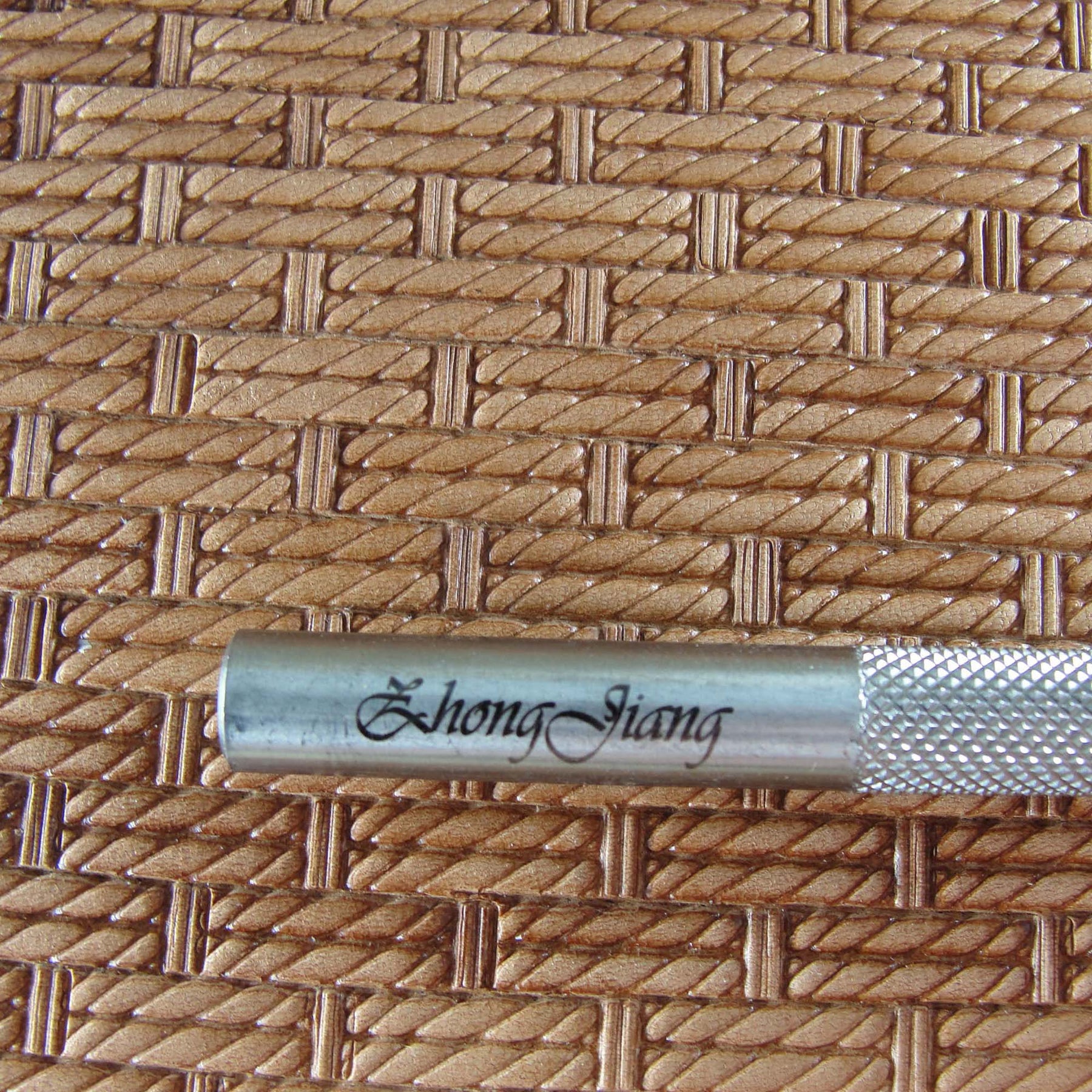 Rope Weave Geometric Stamp - Stainless Steel | Pro Leather Carvers