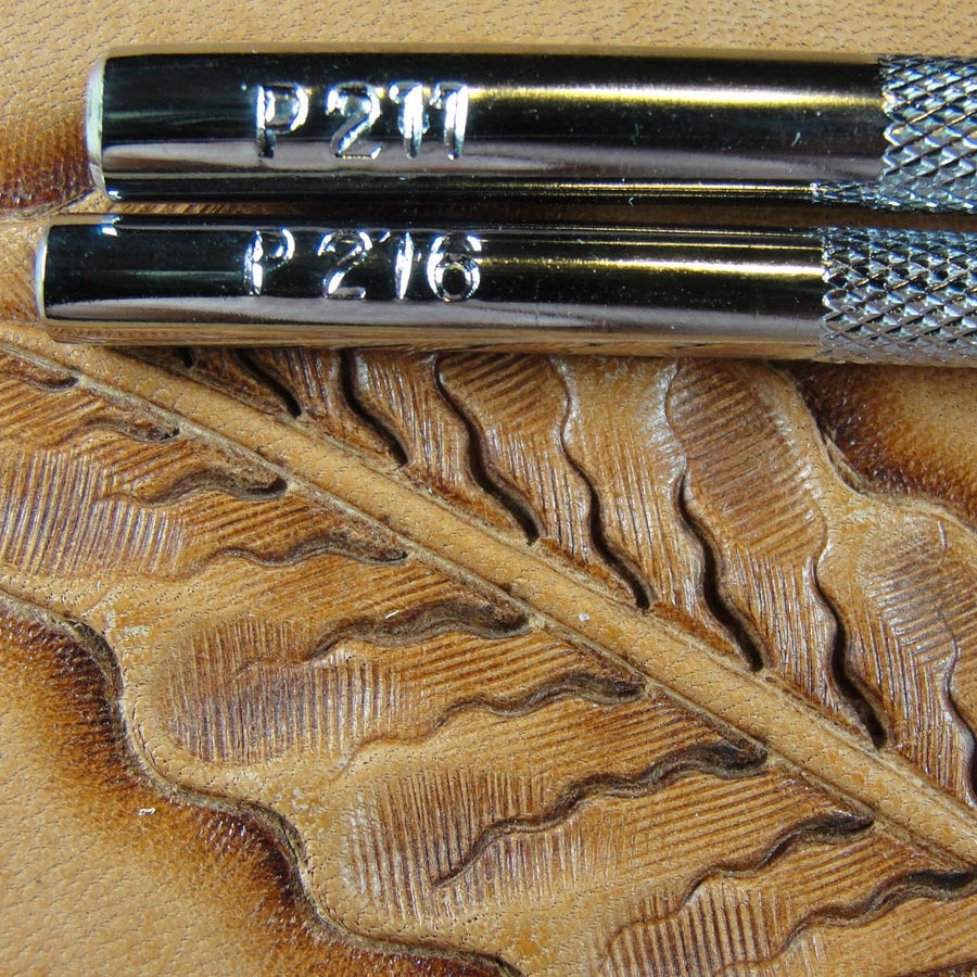 P211/P216 Horizontal Pear Shader Stamp Set | Pro Leather Carvers