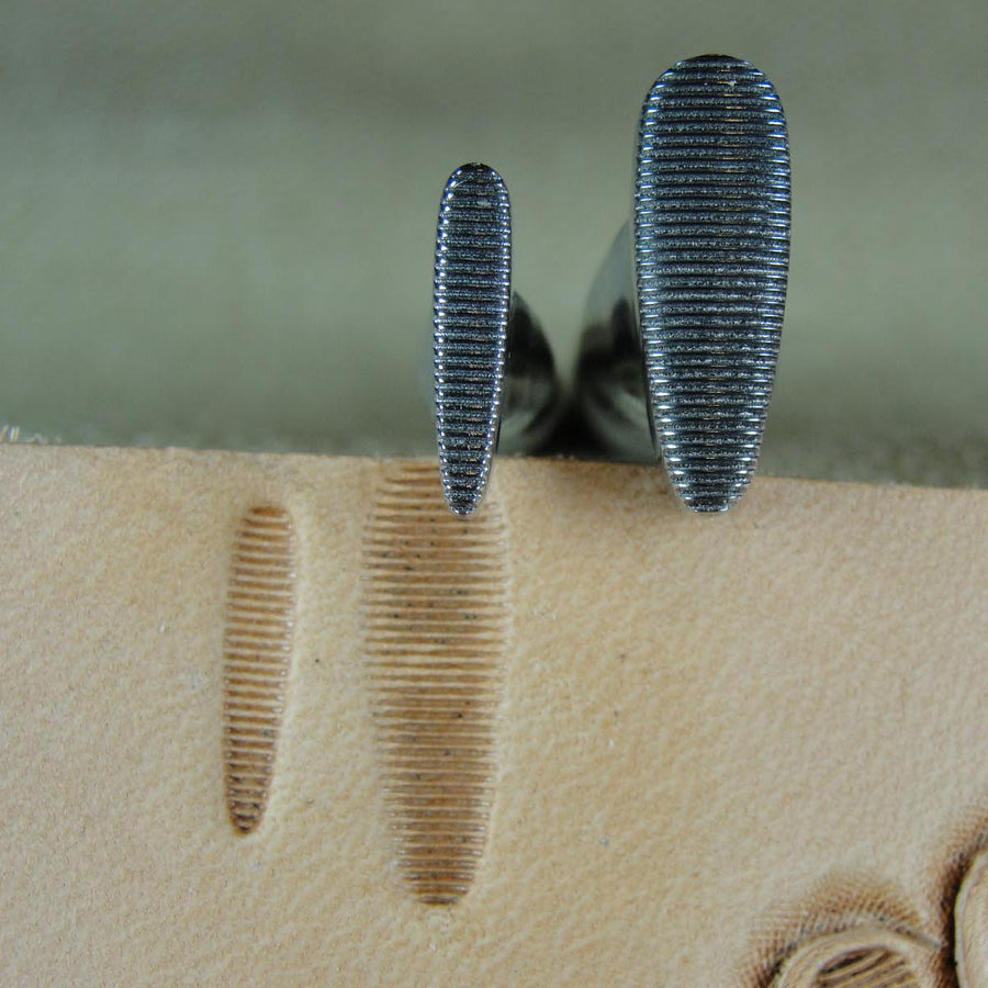 Horizontal Thumb Print Leather Stamps - King | Pro Leather Carvers
