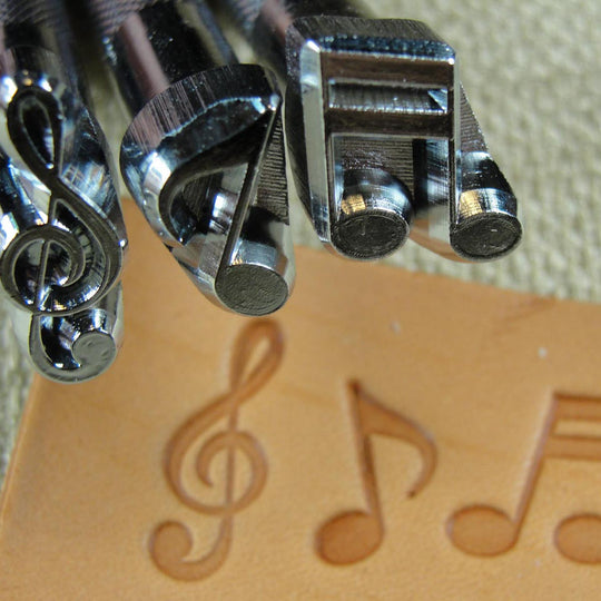 Music Notes Leather Stamp Set - Craft Japan | Pro Leather Carvers