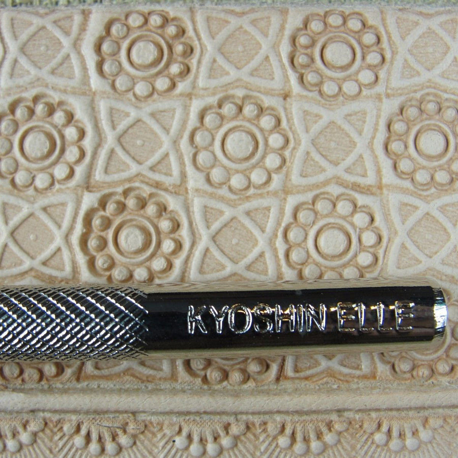 O51 Geo Box w/ Dot Leather Stamp - Kyoshin Elle | Pro Leather Carvers