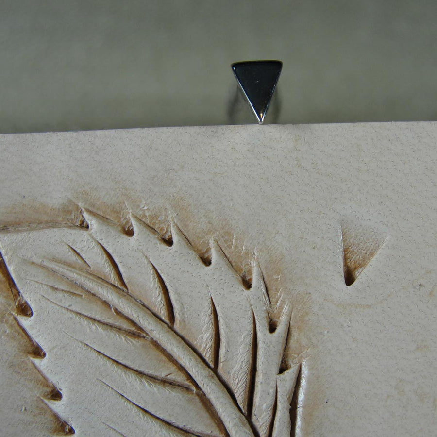 Smooth Triangle Beveler Leather Stamp - King | Pro Leather Carvers